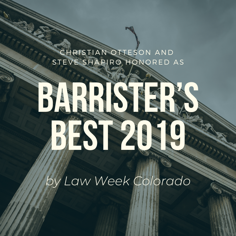 Barrister’s Best 2019 - Otteson Shapiro